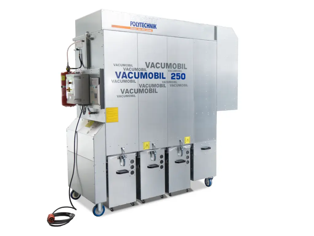 Höcker Polytechnik Vacumobil VT250-L - Mobiele stofafzuiging 7,5kW met ...